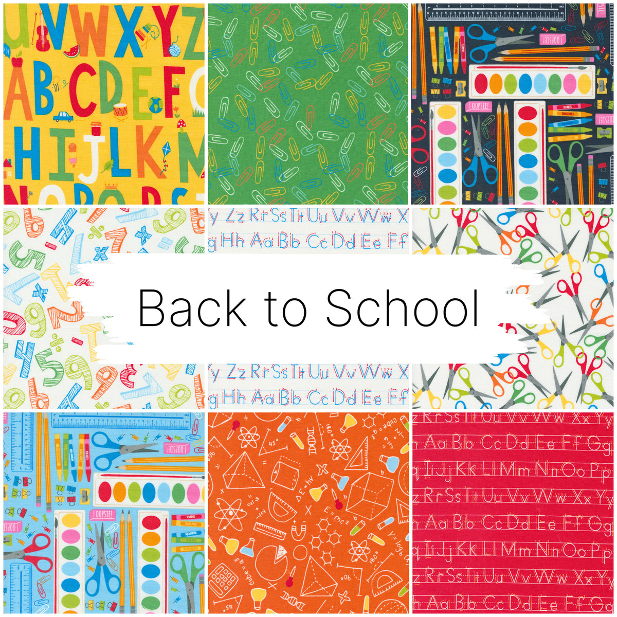 Back To School — Fabric Shack