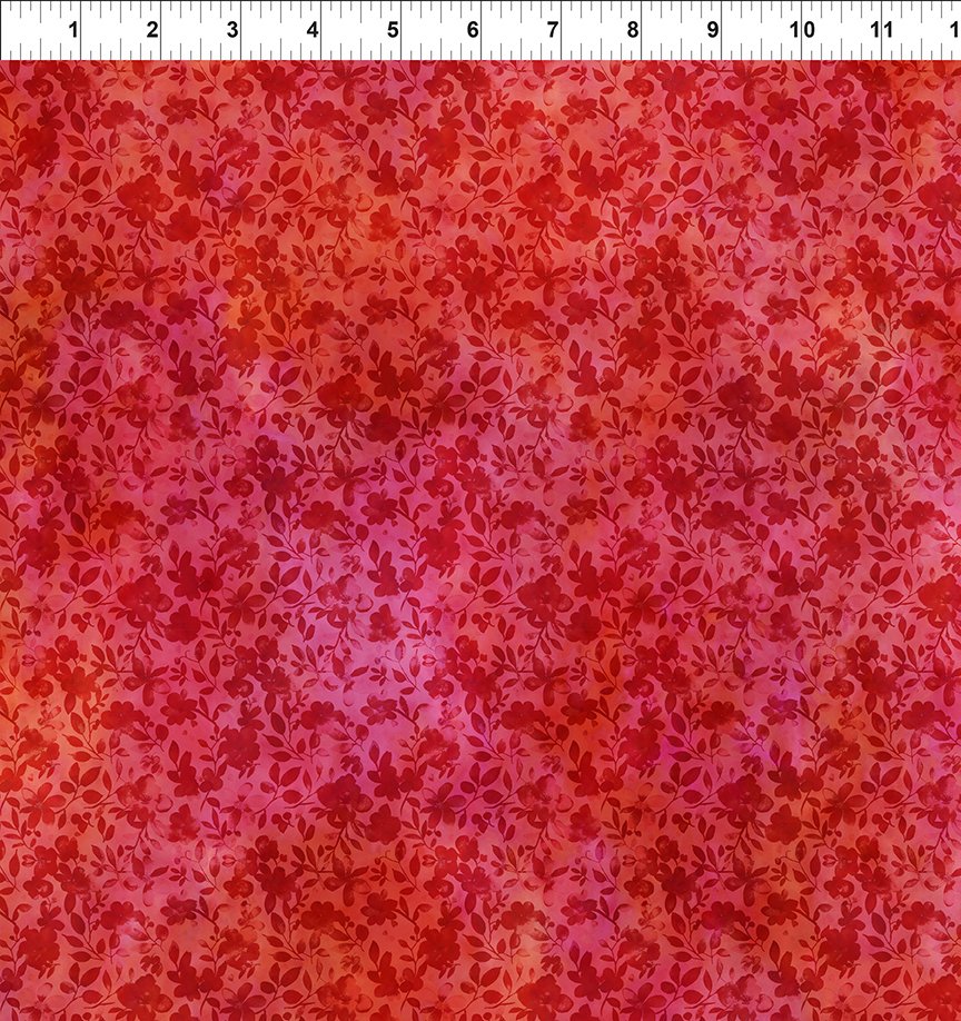 Blooming Day & Night - Red Twigs — Fabric Shack