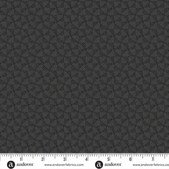 Square Dance - Obsidian — Fabric Shack