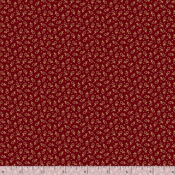 Dear Scarlet - Outline Flower Wine — Fabric Shack