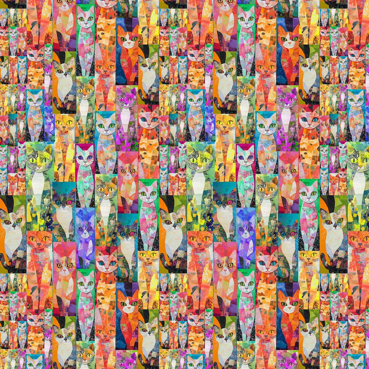 Crafty Cats - Rainbow Sweets — Fabric Shack