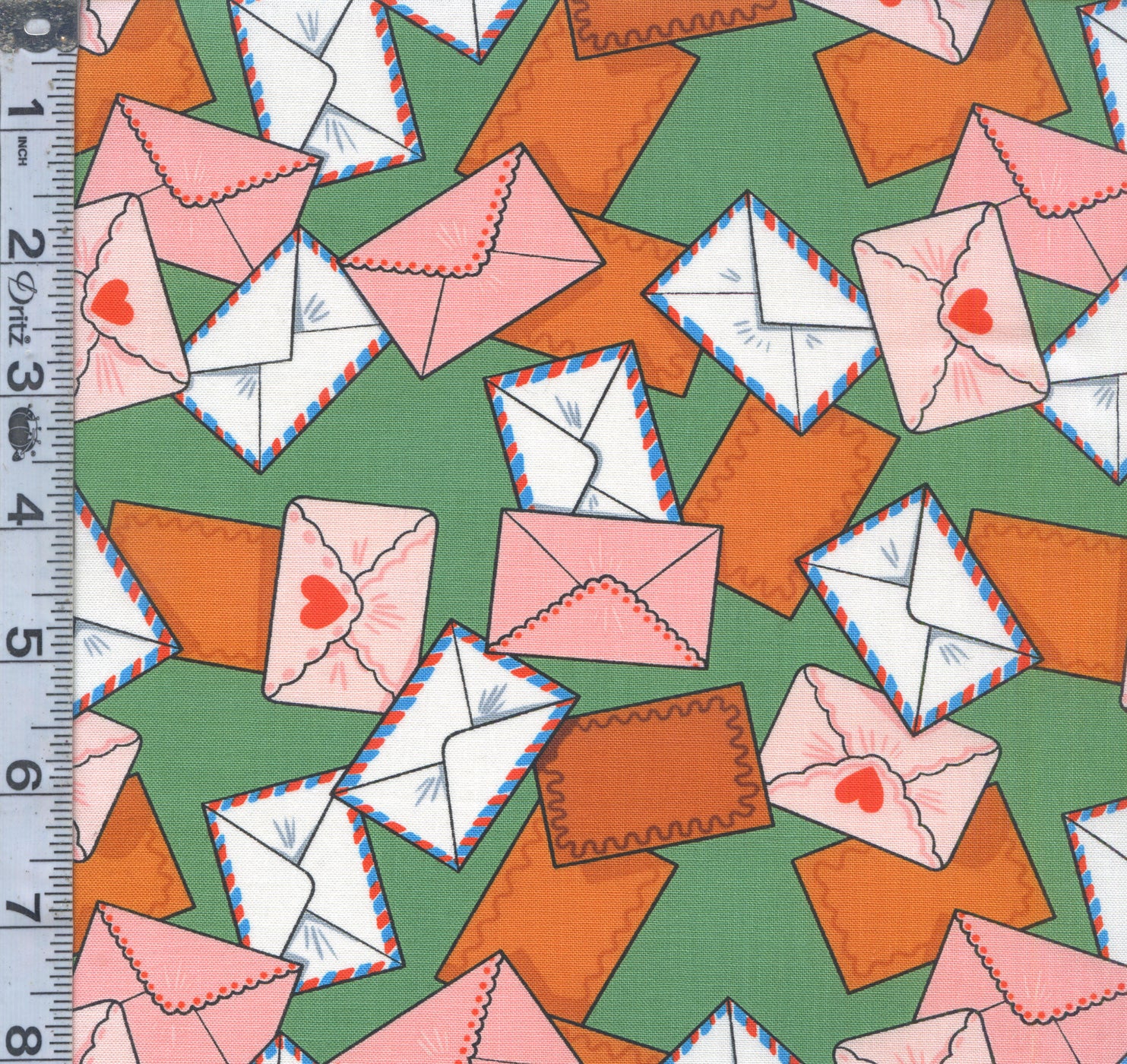 Love Letters - You've Got Mail Aqua — Fabric Shack