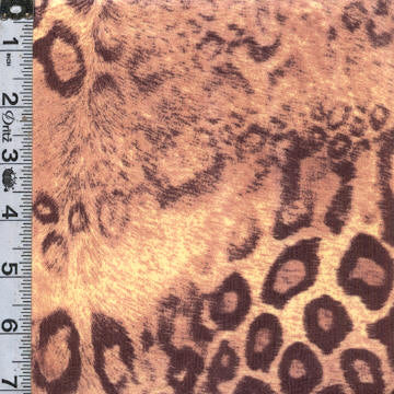 African Cat Minky - Leopard Print Rust — Fabric Shack